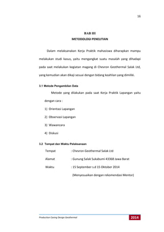 Production casing design | PDF