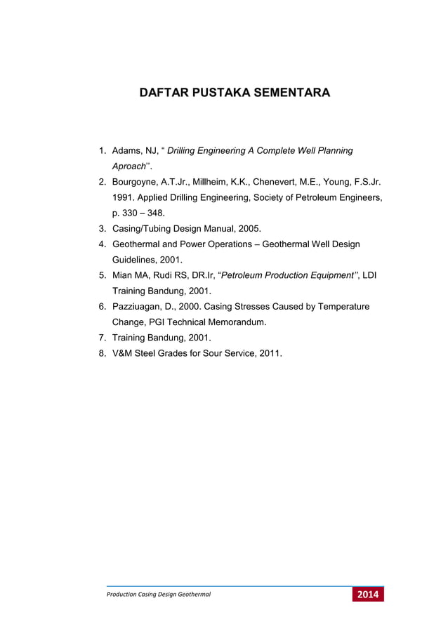 Production casing design | PDF