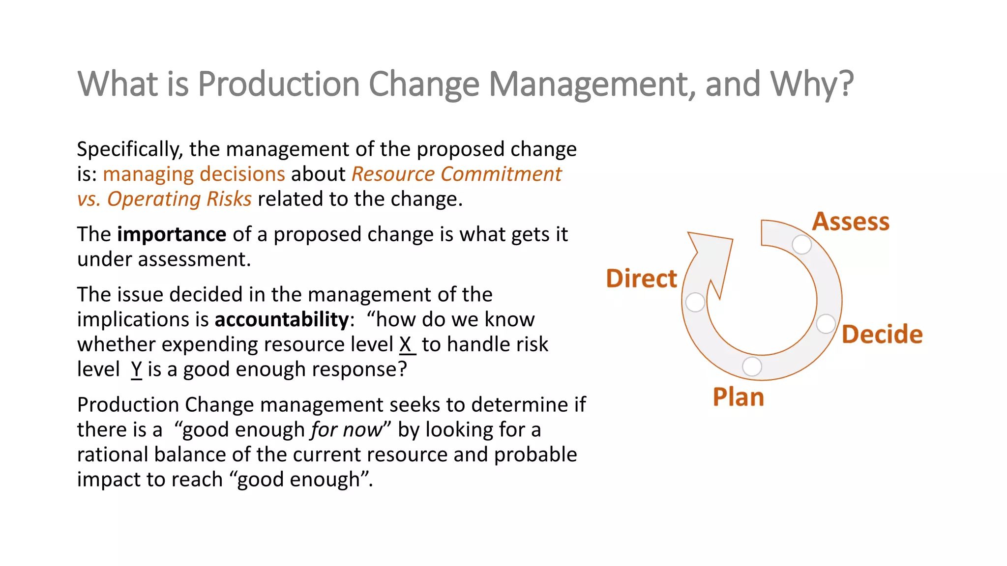 Production Change Management | PDF