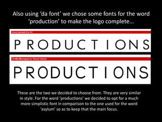 Production company logo | PPT
