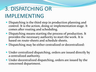 Production control | PPTX
