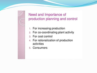 Production control | PPTX