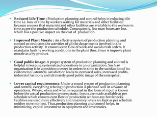 Production control | PPTX