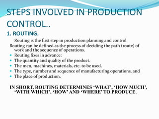 Production control | PPTX