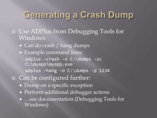 C++ Production Debugging | PPTX