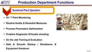 Production department overview 040921 | PDF