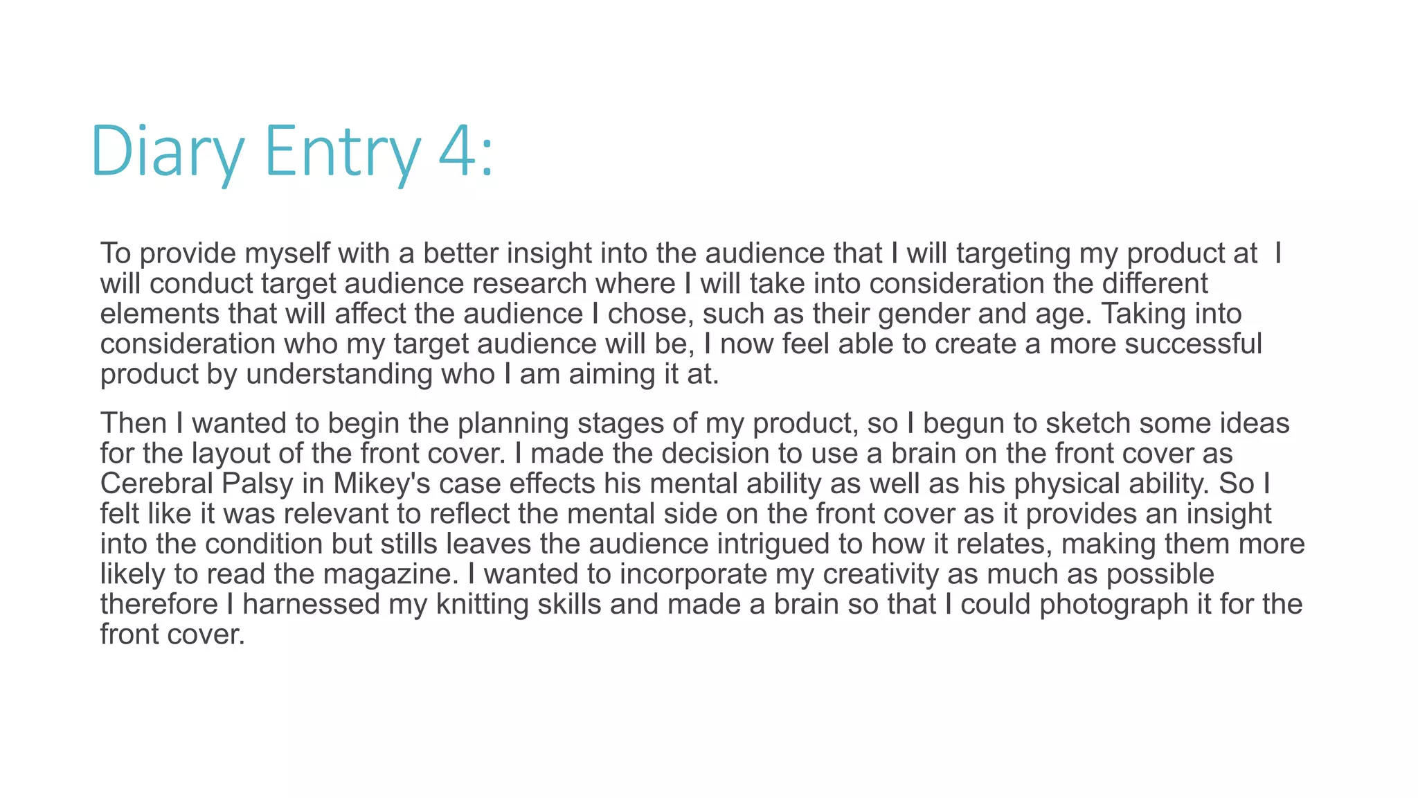 Production Diary | PPT