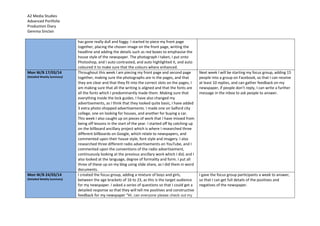 Production diary template | PPT