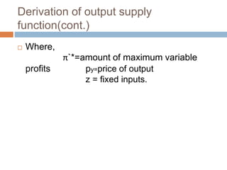 Production economics | PPT