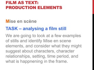 Production elements for kla | PPTX