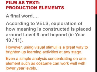 Production elements for kla | PPTX