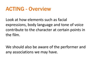 Production elements terminology | PPT