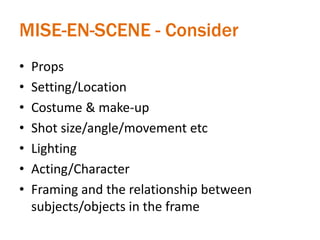 Production elements terminology | PPT