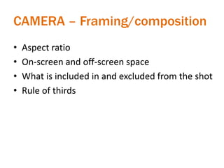 Production elements terminology | PPT