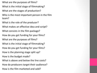 Production film industry | PPT