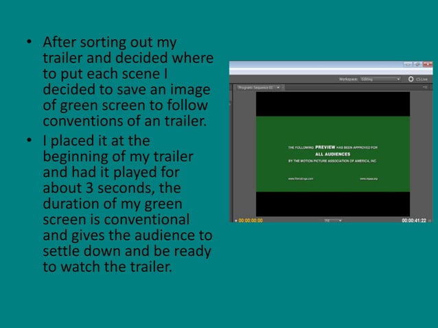 Production for trailer | PPTX