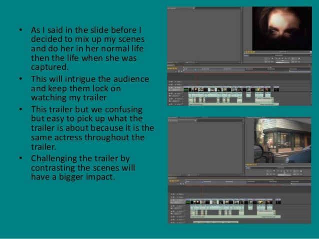 Production for trailer