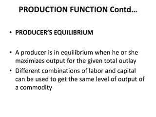 Production function | PPTX