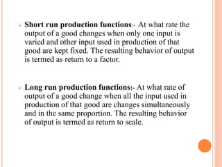 Production function | PPT