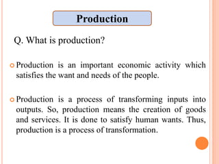 Production function | PPT