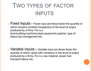 Production function | PPTX