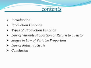 Production function | PPTX