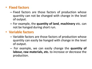 Production function.pptxjfjfnvndnfjffnfnfjfjf | PPT