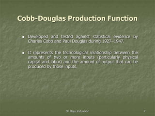 Production Function | PPT