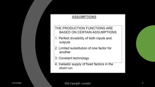 Production function and Returns to a factor | PPTX