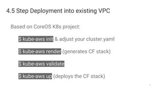 Running Production-Grade Kubernetes on AWS | PPT