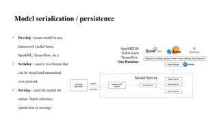 Productionizing Machine Learning - Bigdata meetup 5-06-2019 | PPT
