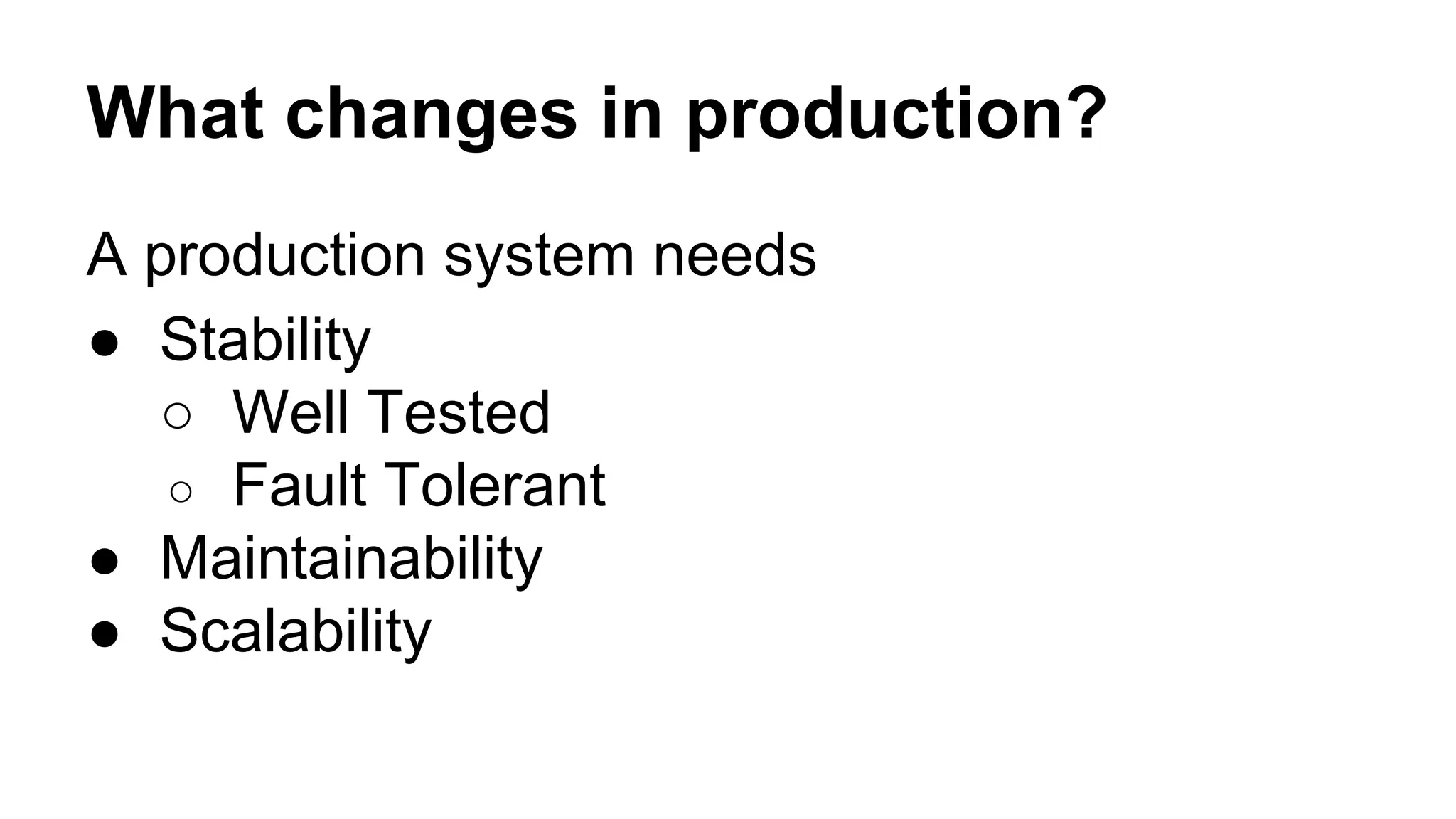 Productionizing spark | PPT