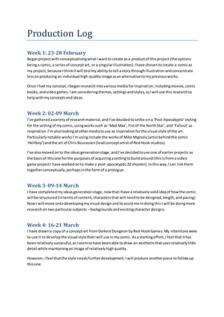 Production log | DOCX