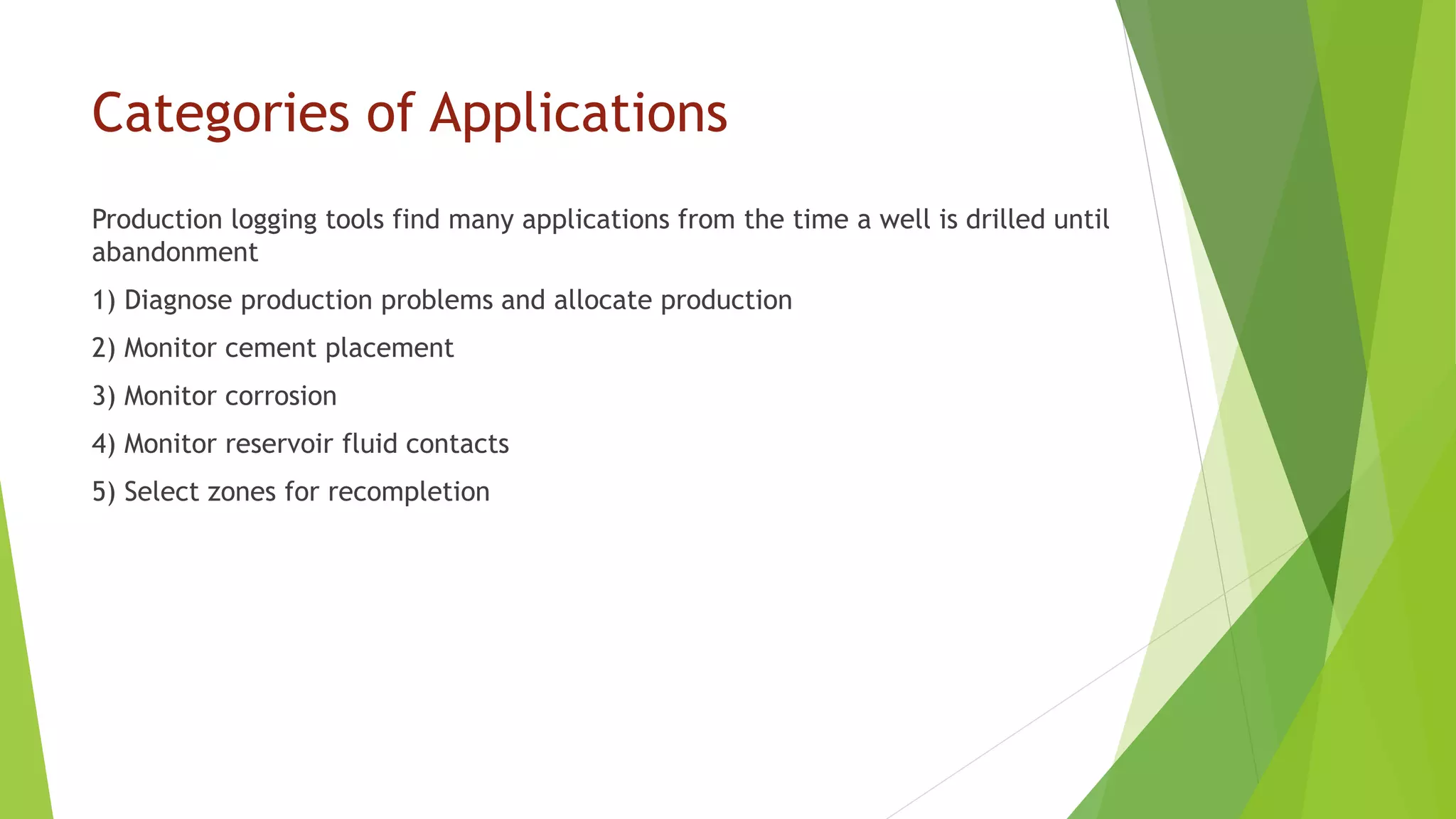 Production logging tools | PPTX