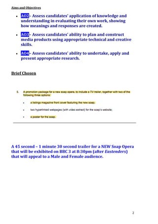 Production Log | DOCX | Soap Opera | Genres