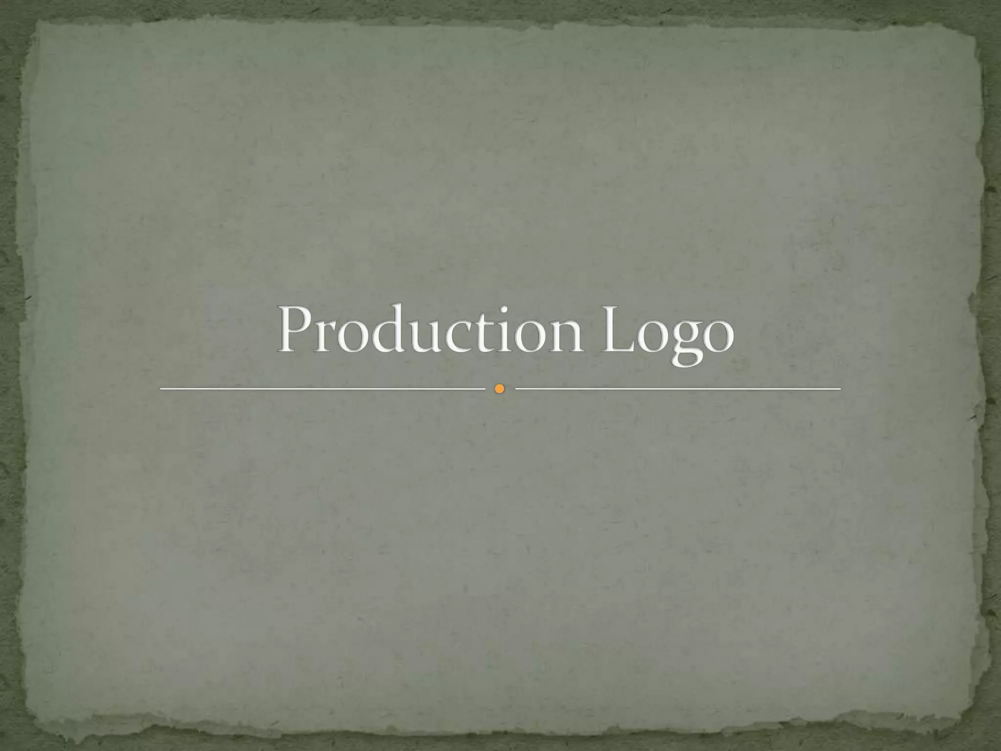 Production logo | PPTX
