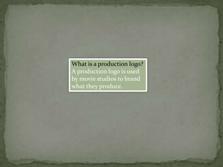 Production logo | PPTX