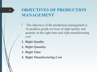 Production management | PPT