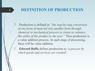 Production management | PPT