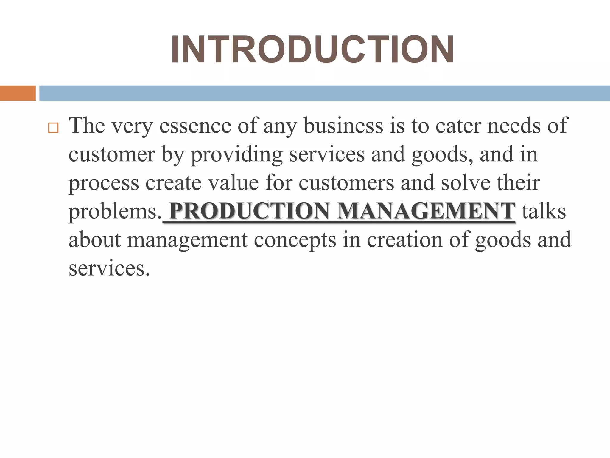 Production management | PPTX