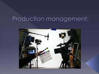 Production management | PPTX