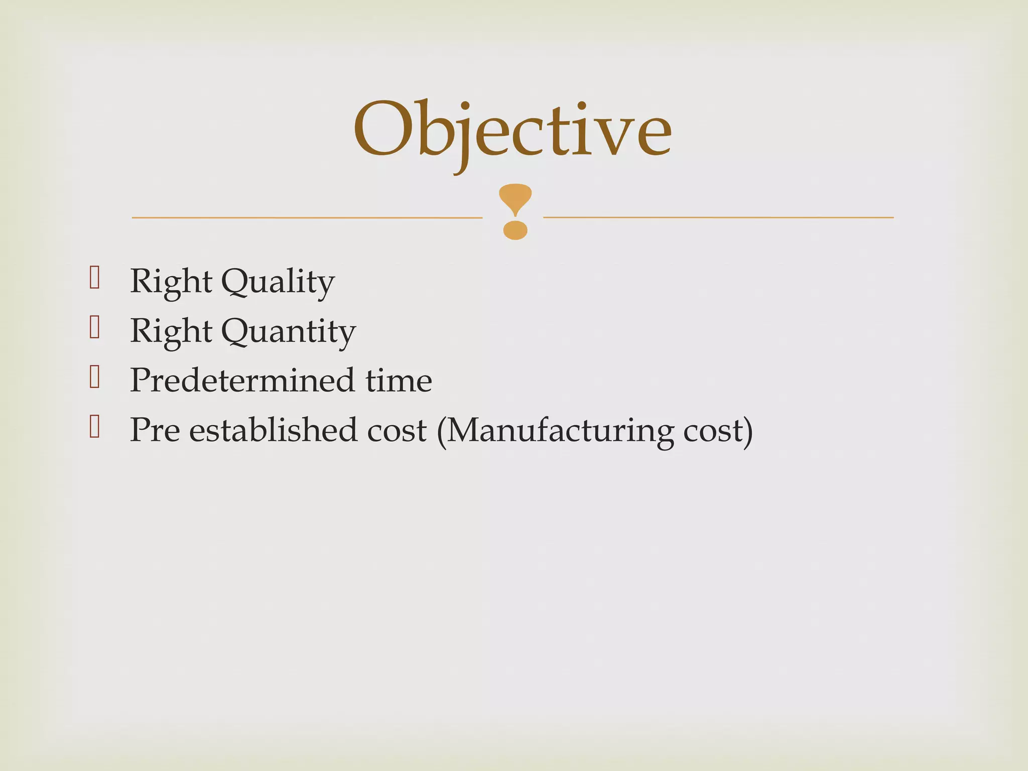 Production management | PPT