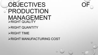 Production management | PPT