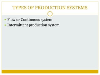 Production management | PPTX