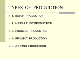 Production management | PPT