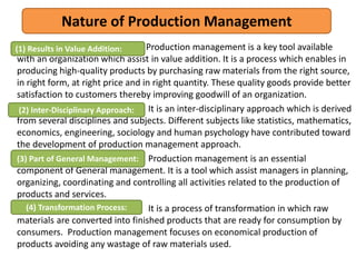 Production management | PPT