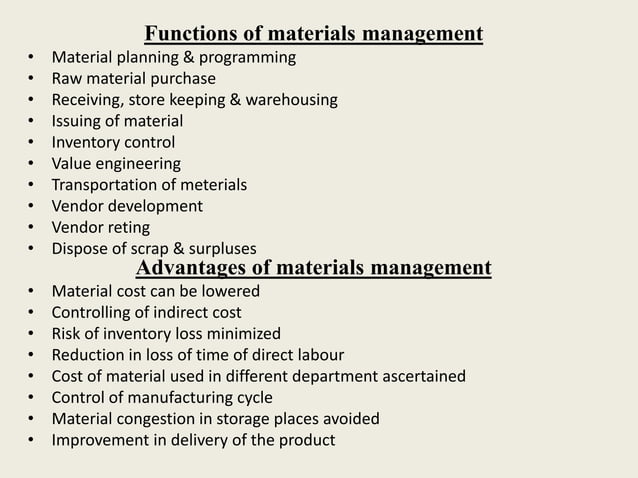 Production Organization & Material Management | PPTX | Manufacturing ...