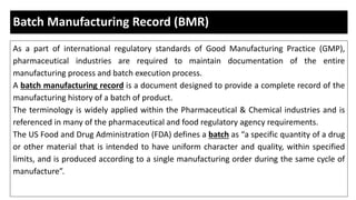 production management and batch Record maintenance.pptx