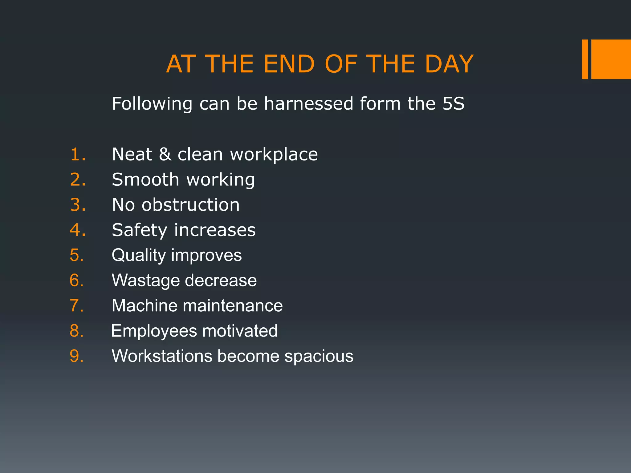 5s of Production | PPTX