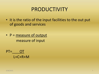 Production management and documentation | PPTX
